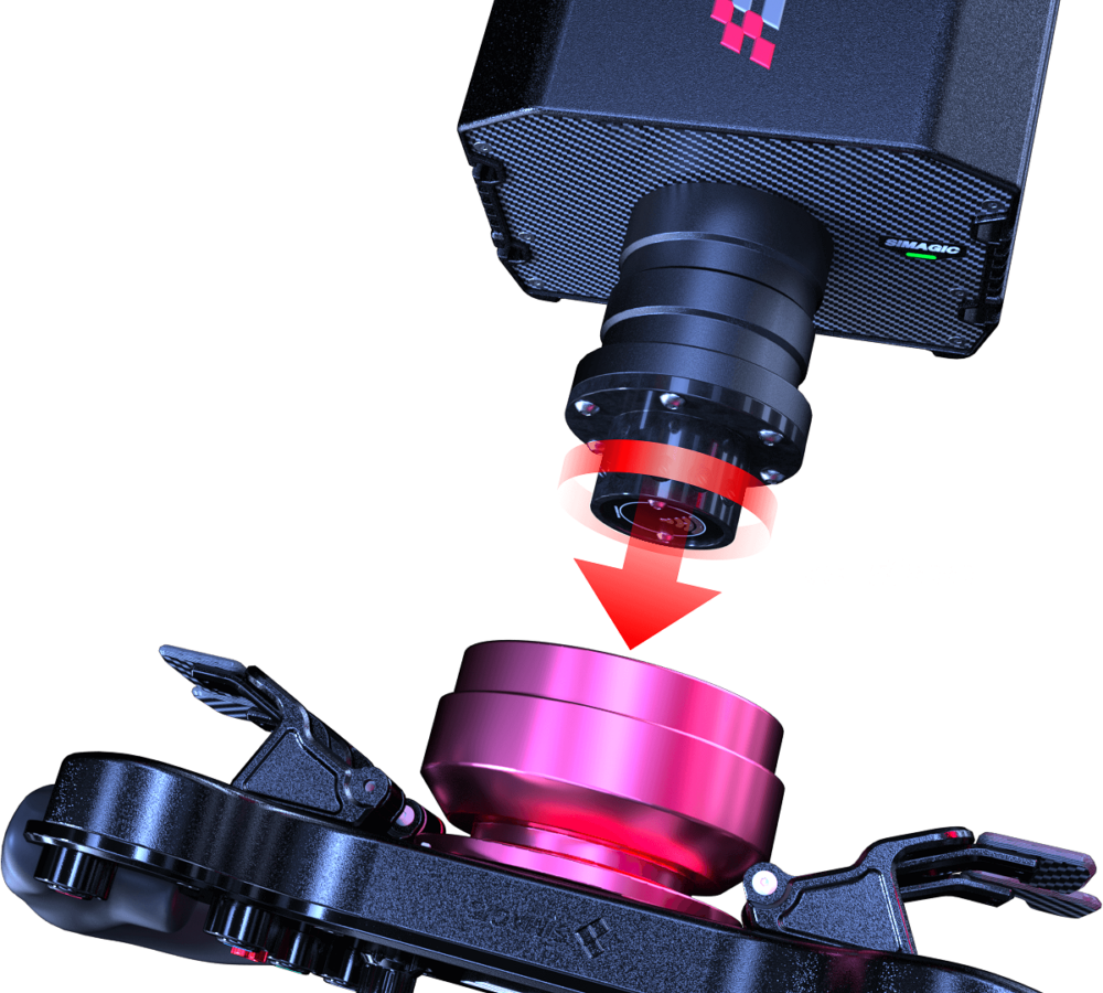 SIMAGIC GT4 Wheel with Paddle – Dual Clutch – Simclub