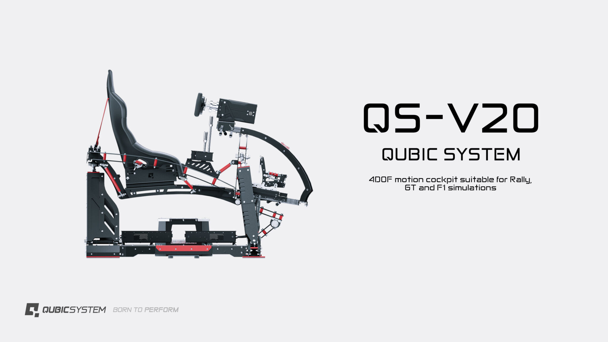 QUBIC SYSTEM QS-V20 Full Motion Cockpit – Simclub