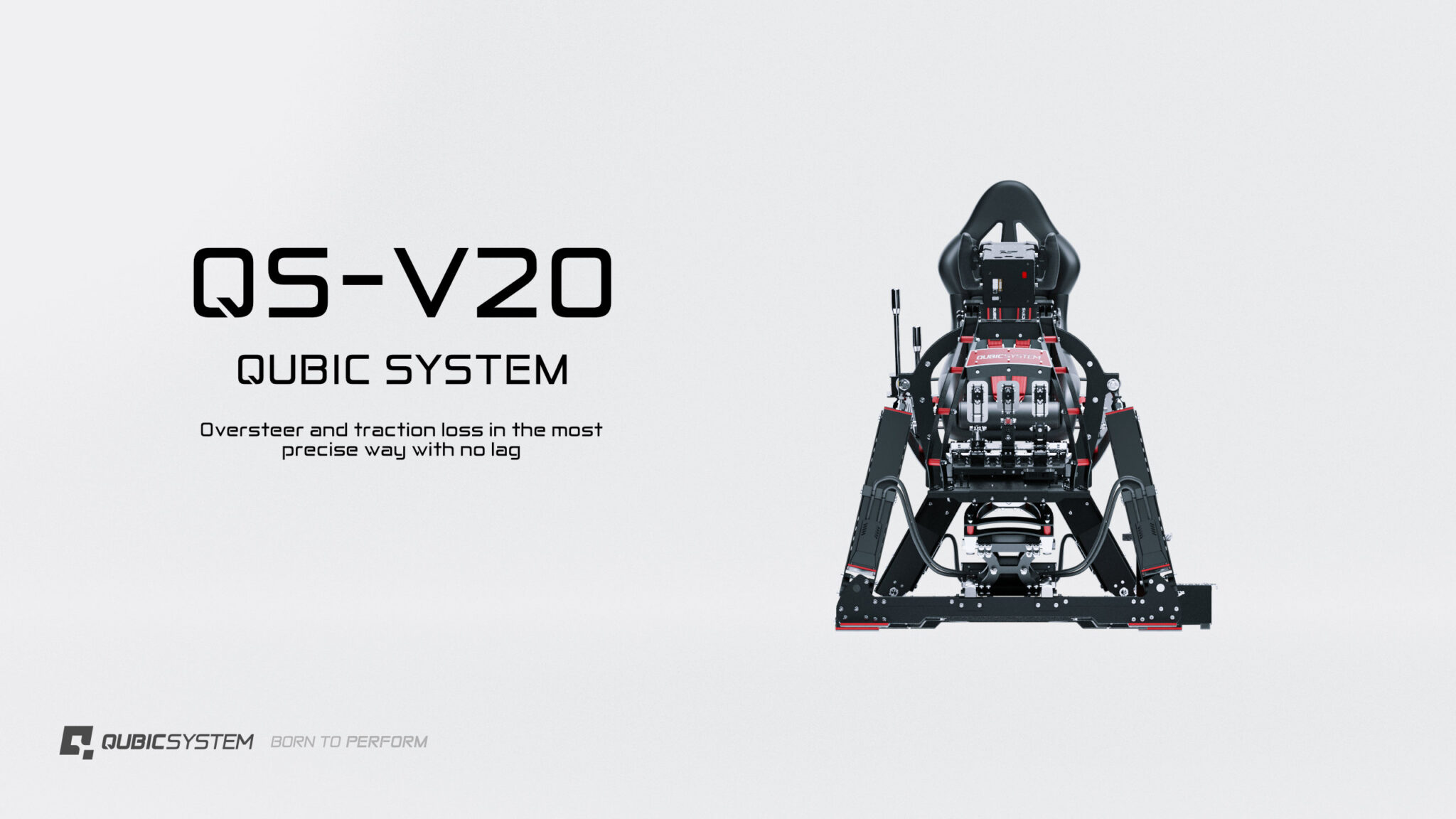 QUBIC SYSTEM QS-V20 Full Motion Cockpit – Simclub