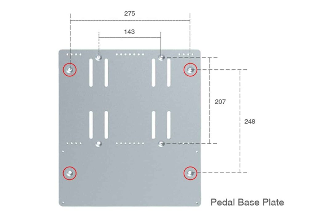 SIMAGIC P2000-R Hydraulic Pedals – Dual-Pedal Set 100kg sensor – Simclub