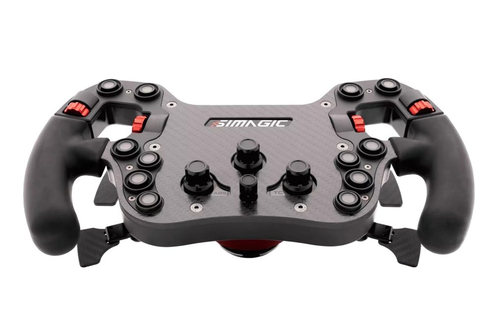 SIMAGIC FX Steering Wheel | Carbon Fiber | Shifter & Clutch Paddles ...