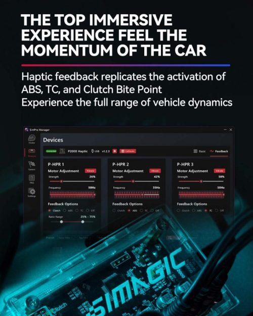 SIMAGIC P2000 Haptic Control Box + One Bracket – Simclub