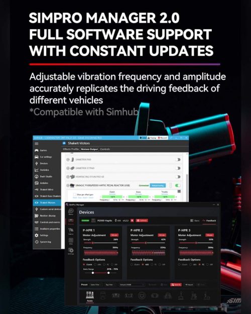 SIMAGIC P2000 Haptic Control Box + One Bracket – Simclub