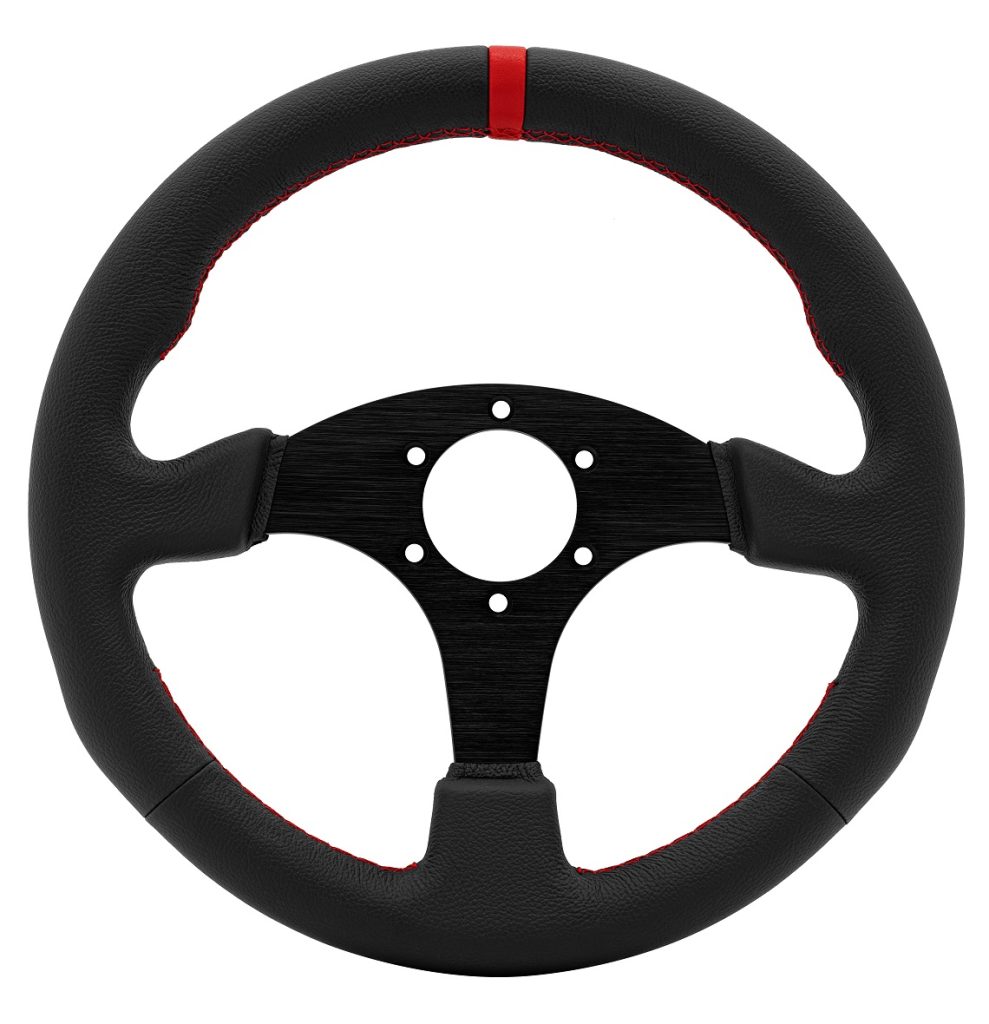 SIMAGIC Round Steering wheel without HUB | Leather 330mm – Simclub