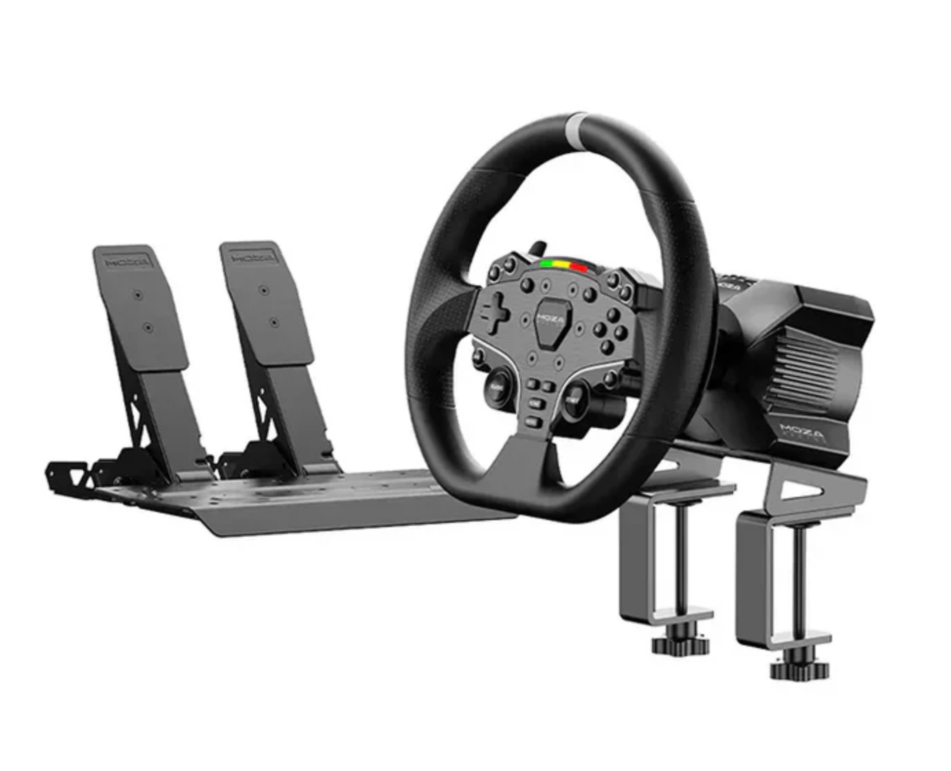 MOZA R3 Bundle PC (R3 Base, ES Wheel, SR-P Lite double Pedals, Table ...
